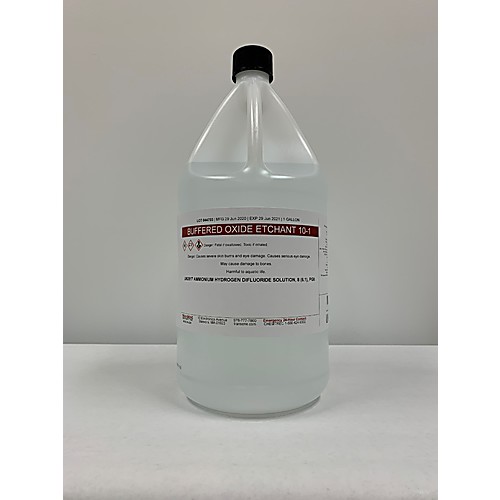 Buffered Oxide Etchant 10:1 Gallon