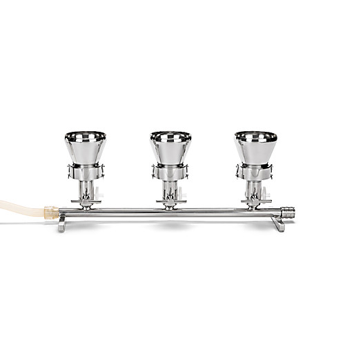 Branch Manifolds for 100 mL and 500 mL Stainless Steel Funnels
