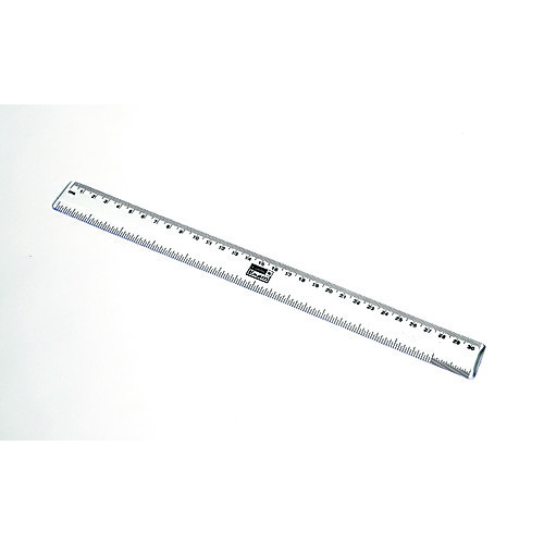 CLEAR PLASTIC RULER, 6"