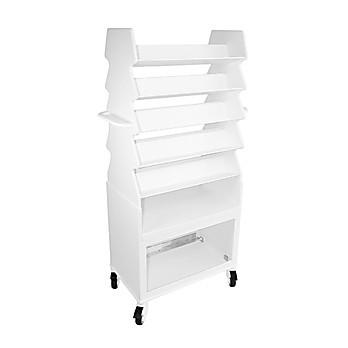 Extra Wide Tall Slanted Suture Cart
