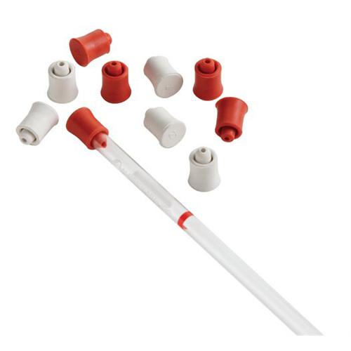 Precision Seal® rubber septa cap white, for 5-6 mm O.D. tubes and ampules