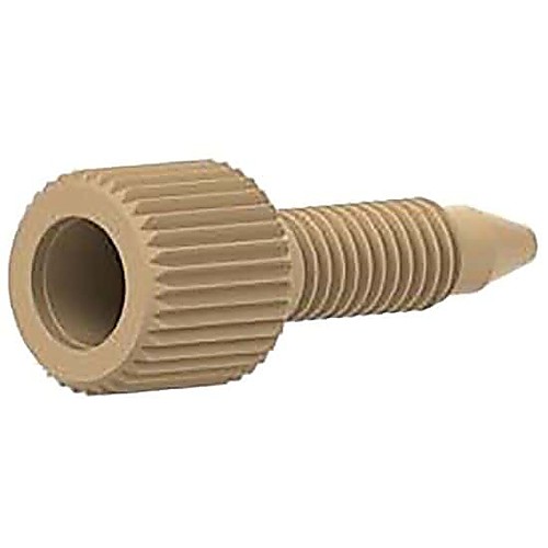 P-550 Port Plug, Standard Knurl, Natural PEEK, 10-32 Coned Extra Long ...