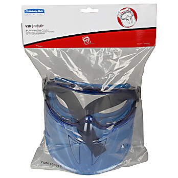 KleenGuard™ V90 “The Shield" Safety Goggles with Face Shield (18629 ...