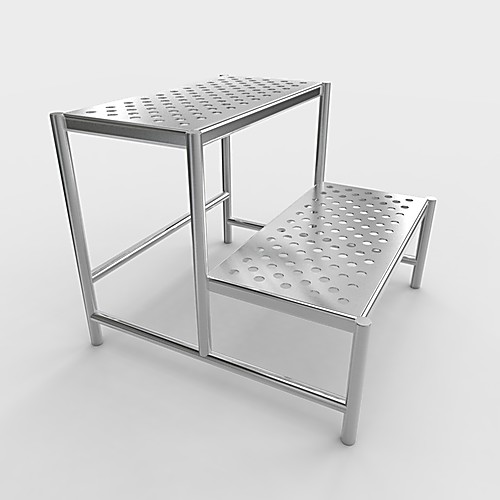 Stainless Steel 2 Step Stool