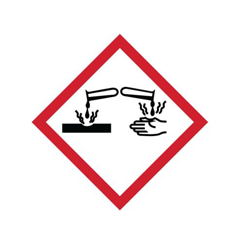 GHS Label, Corrosive