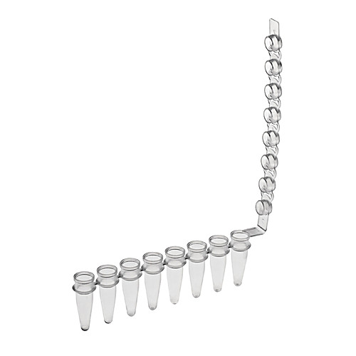 AMPLITUBE™ Thin Wall PCR Reaction Strips, Attached Cap Strip