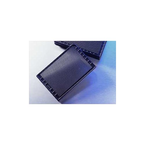 1536 Well Black With Clear Flat Bottom Polystyrene NBS Microplate