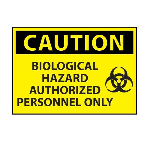 Biohazard Caution Sign