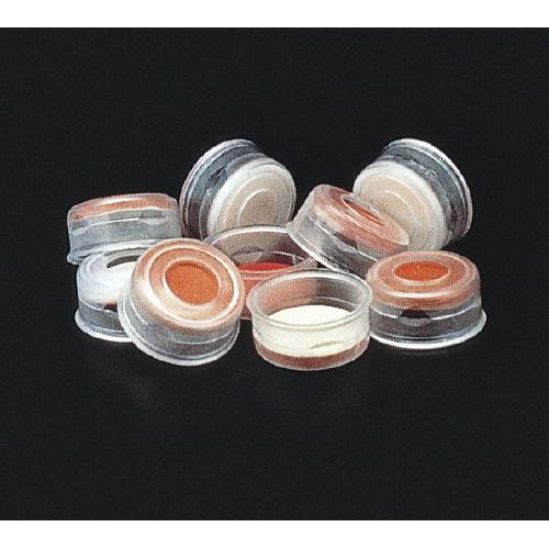 11 mm Poly Crimp Seals, PTFE/Red Rubber Septa