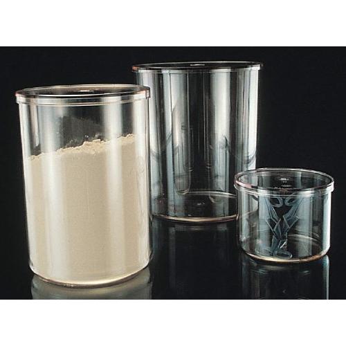 Large Cylindrical Polycarbonate Jars