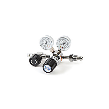 Single-Stage Ultra-High Purity Chrome-Plated Brass Gas Regulators with ...