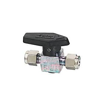 Parker Plug Valve, 2-Way, Straight (Treated)