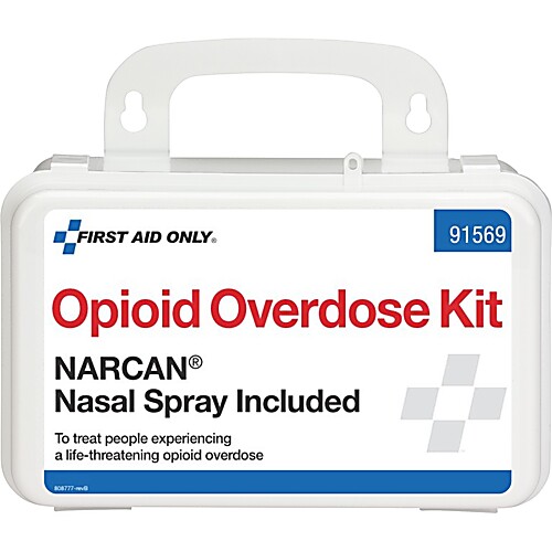 Opioid Overdose Kit, Plastic, with NARCAN® Nasal Spray