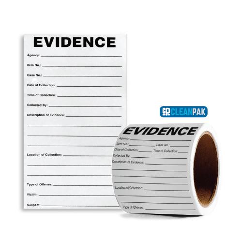 Adhesive Evidence Labels