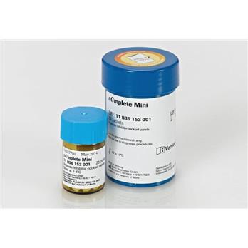 cOmplete(TM), Mini Protease Inhibitor Cocktail, Tablets provided in a ...