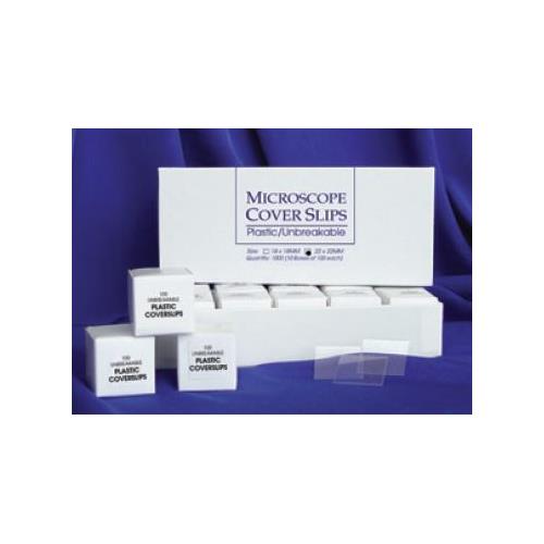 Disposable Plastic Microscope Coverslips