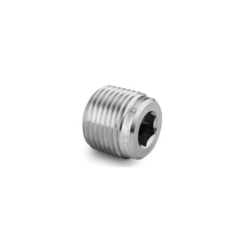 Sample Cylinder 316 SS Hollow Hex Plug