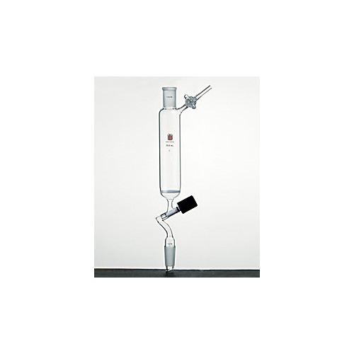 SYNTHWARE Cylindrical Filter Funnels with Valve/Stopcock