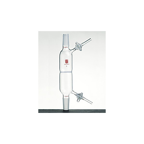 SYNTHWARE Fritted Filter Tubes with Glass Stopcocks