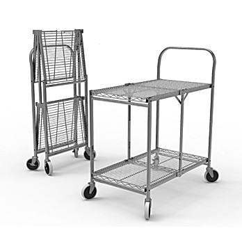 Collapsible Wire Utility Carts