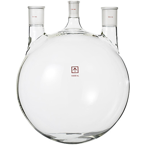 Heavy Wall 10L Round Bottom 3-Neck Flasks