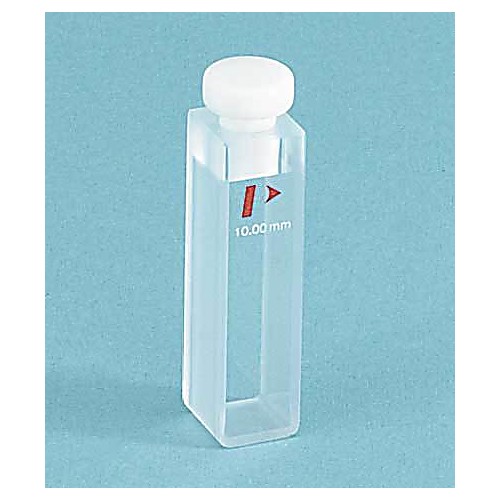 10 mm NIR Rectangular Cell with PTFE Stopper, Quartz SUPRASIL 300 ...