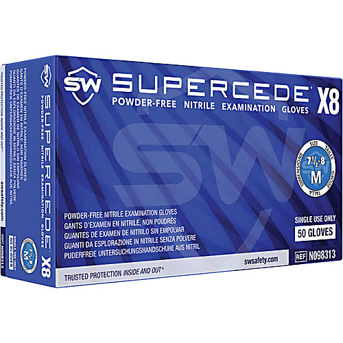 SUPERCEDE® X8 Nitrile Powder-Free Exam Gloves