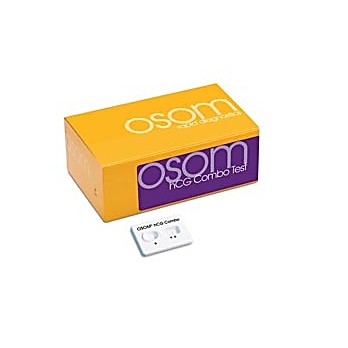 OSOM hCG Combo Pregnancy Test, CLIA Waived (Urine), 25 tests/kit
