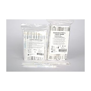 Strep A Throat Swabs, Rayon, Sterile