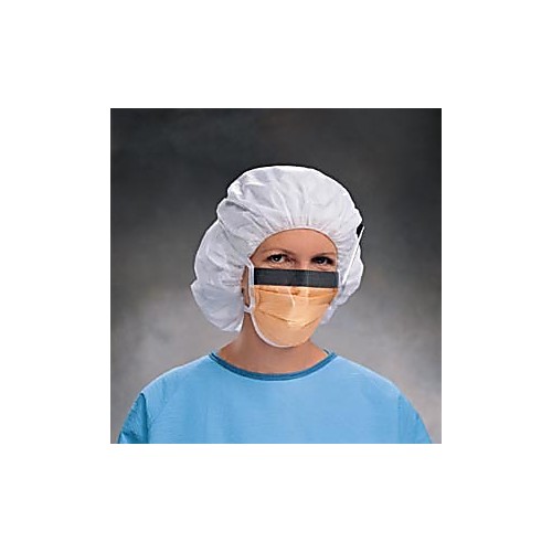 Fluidshield® Fog-Free Surgical Mask with Ties, Wraparound Visor
