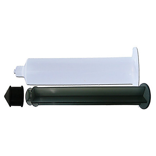 30cc Clear Manual Syringe - Unassembled and Silicone Free