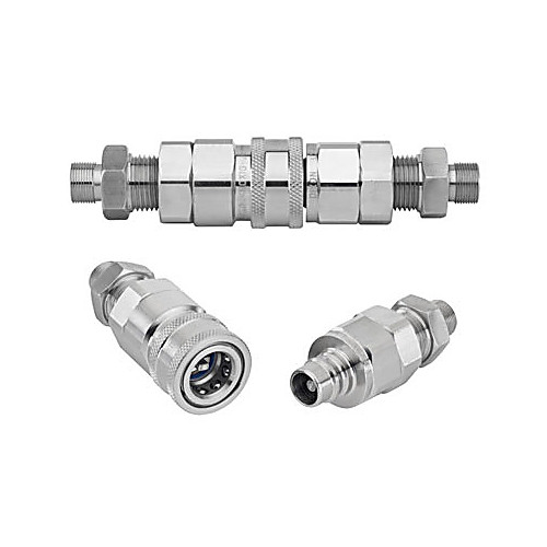 Quick Connects, 316 Stainless Steel, 1/2 Inch