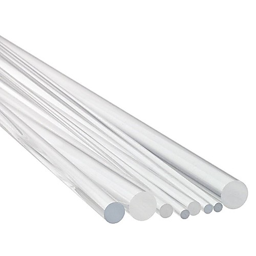 Clear Fused Quartz Rods
