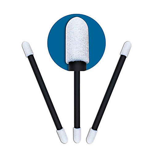 Cleanroom Black Handle Swabs 920 Double Round Head Foam Swab